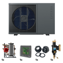 Weheat Flint Heat Pump kit hybrid with SKID | Heat pump kit| Alius